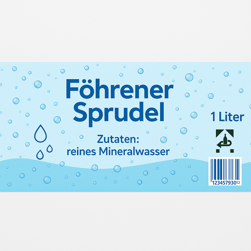 DPG-Pfandetiketten bis 260x85 mm 1L-Flasche – Nikolaus Bastian Druck ...